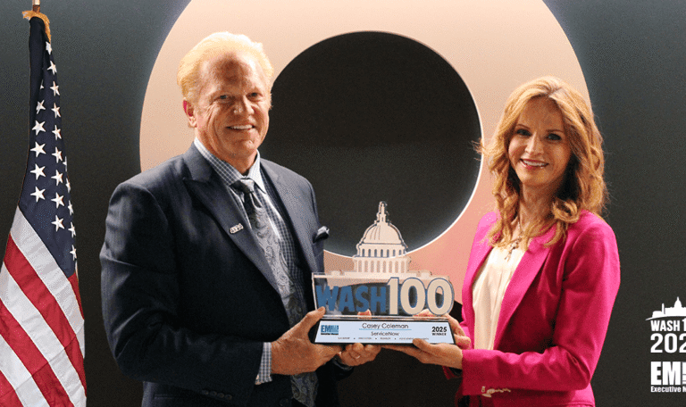 ServiceNow Exec Casey Coleman Receives 2025 Wash100 Award