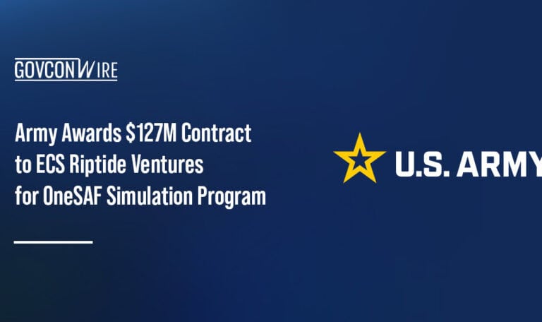 Army Awards $127M OneSAF Contract to ECS Riptide Ventures