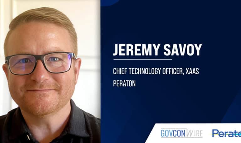 Peraton CTO Jeremy Savoy. Jeremy Savoy was named chief technology officer of XaaS.