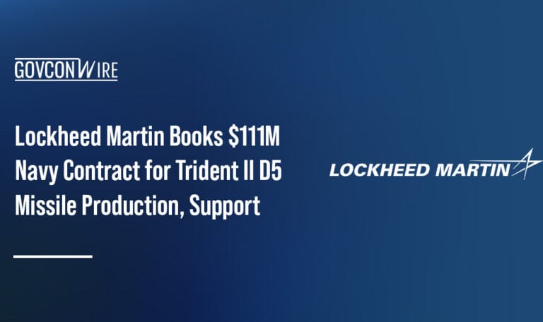 Lockheed Books $111M Navy Contract for Trident II D5 Missile