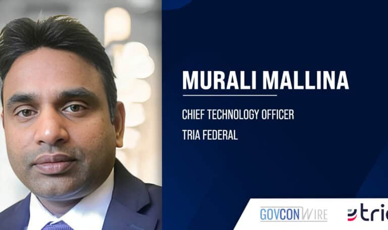 Murali Mallina Named Tria Federal Chief Technology Officer