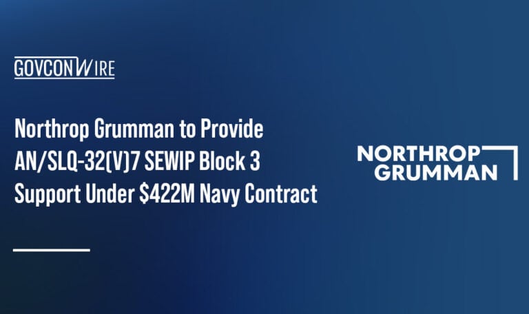 Navy Awards AN/SLQ-32(V)7 SEWIP Block 3 Contract to Northrop