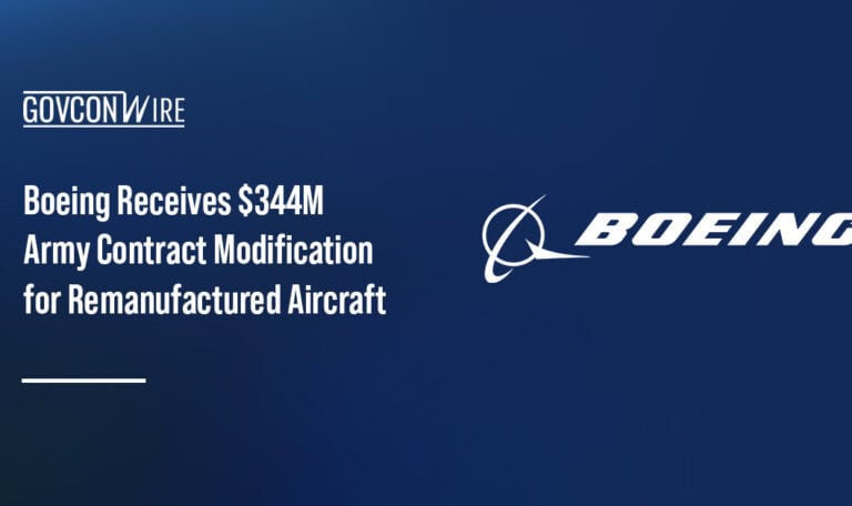 Boeing Awarded Army Contract Modification