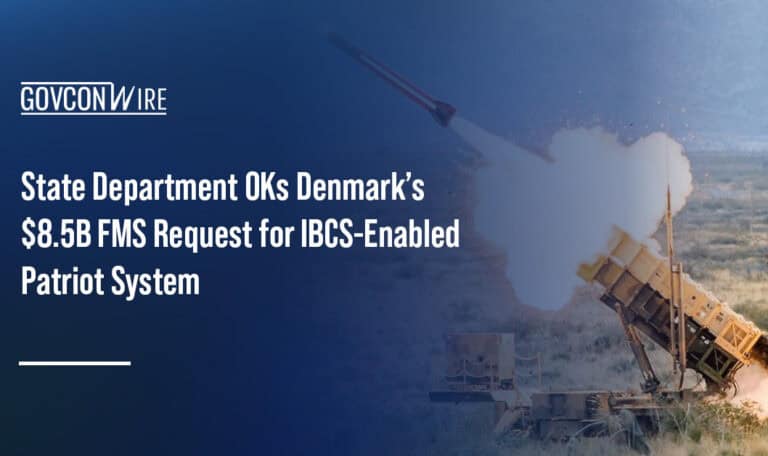 State Dept OKs Denmark's IBCS-Enabled Patriot FMS Request