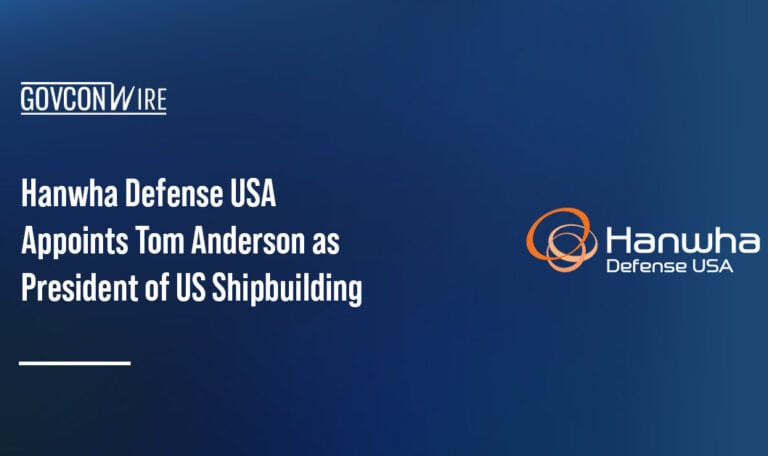 Hanwha Appoints Tom Anderson as President of US Shipbuilding