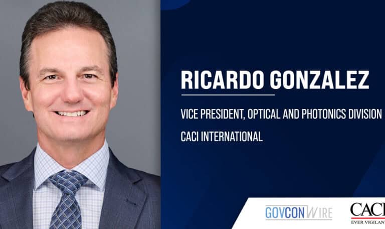 Ricardo Gonzalez Joins CACI as VP of Optical & Photonics